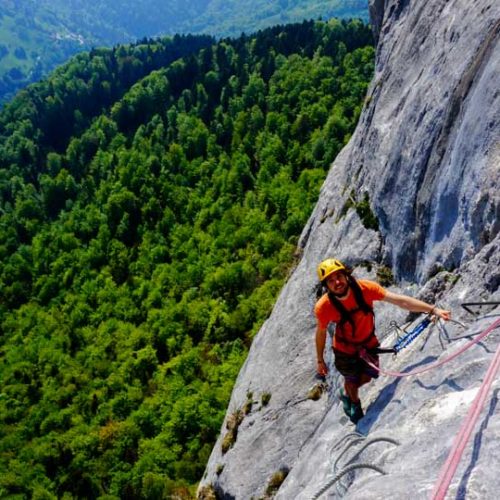 Via ferrata de la Roche Veyrand - Massif de la Chartreuse - St Pierre d ...